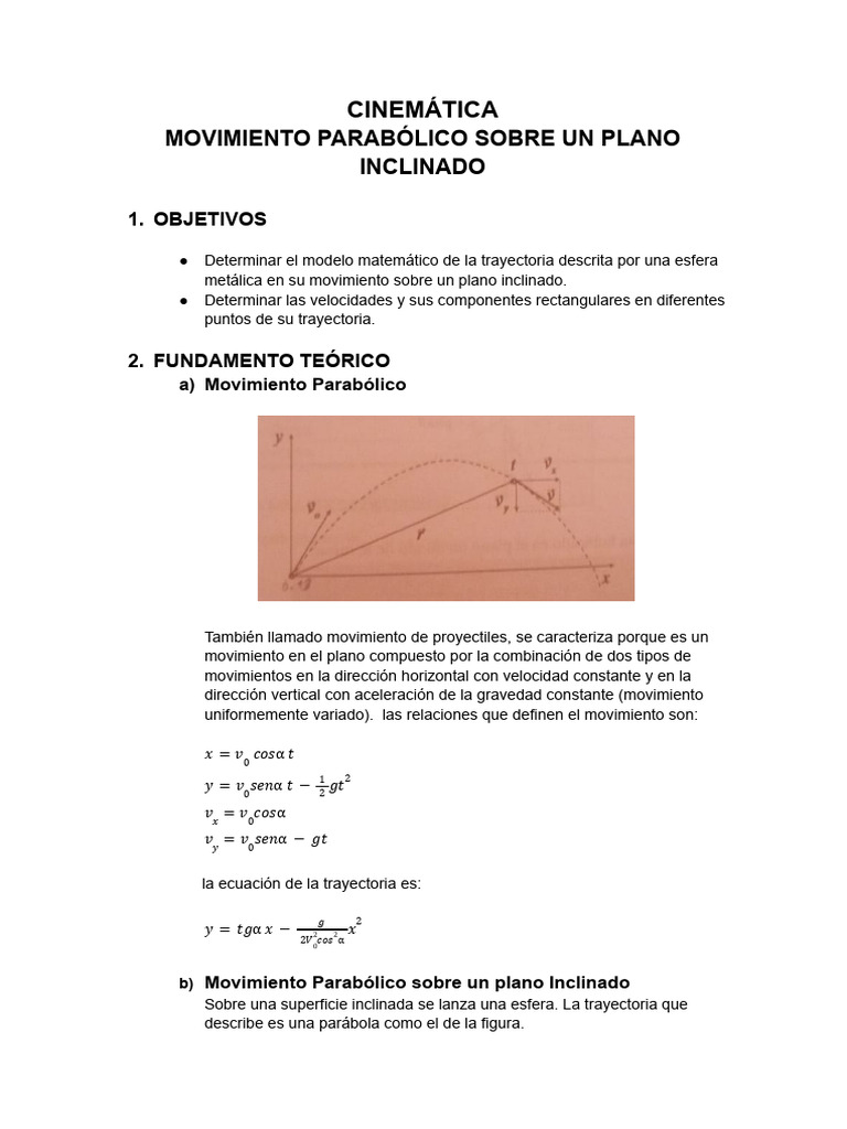 Cinemática Lab | PDF