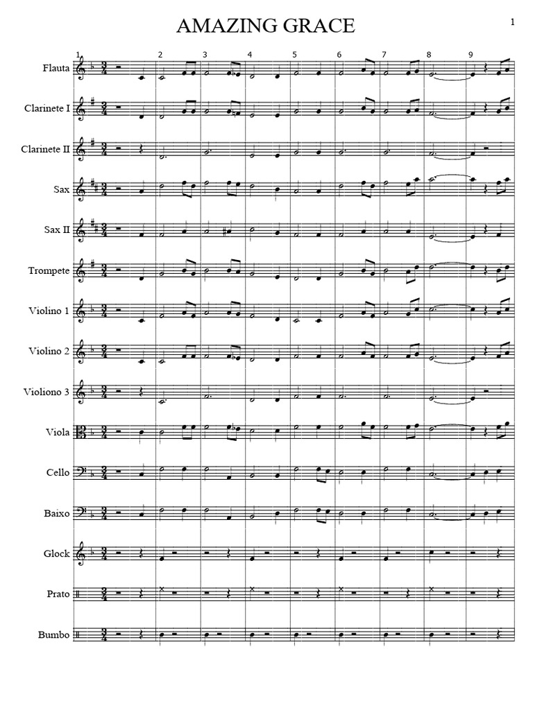 Amazing Grace - Grade | PDF