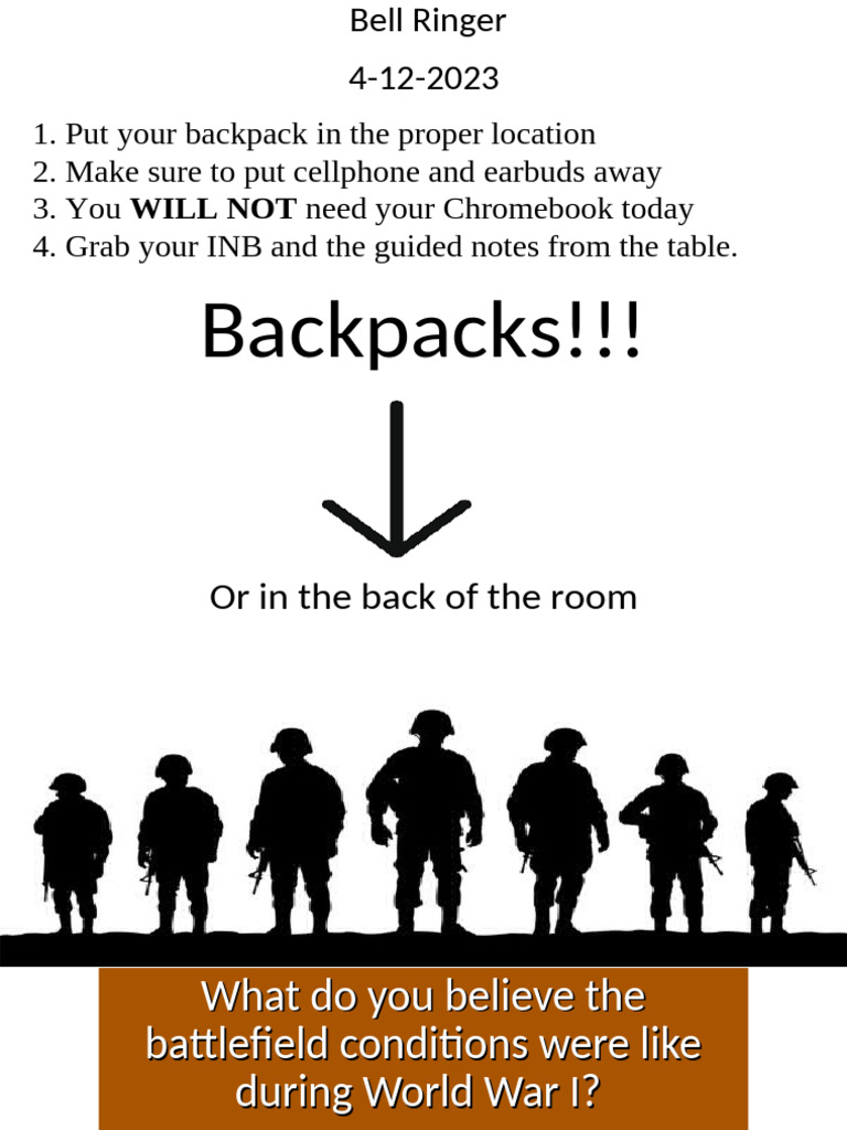Unit+9 2+ +Fighting+in+World+War+I+Part+1 | PDF