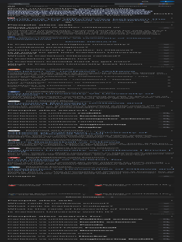 Carleton Vs Uottawa - Google Search | PDF