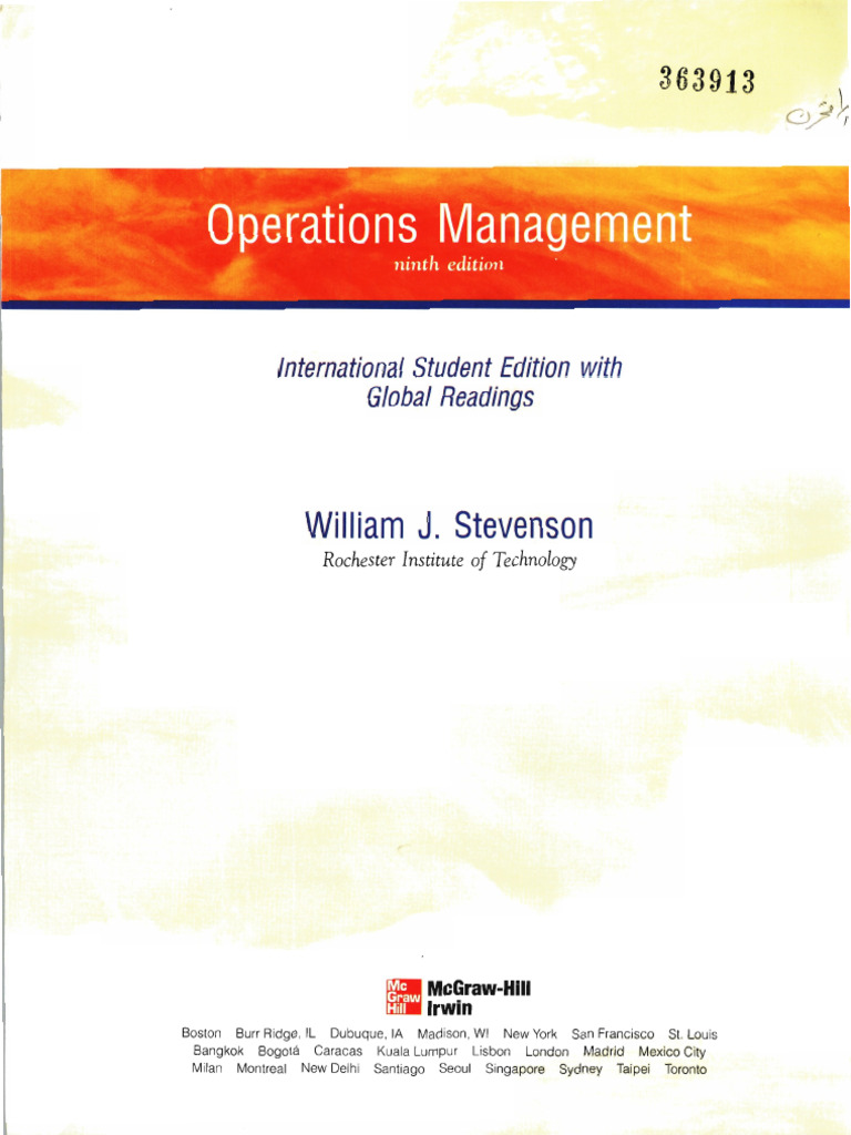 Operations Management | PDF