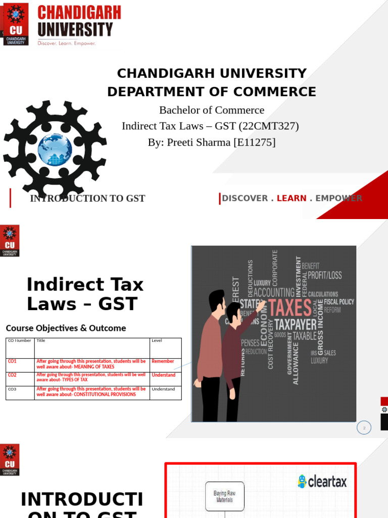 Introduction To GST - 3 | PDF