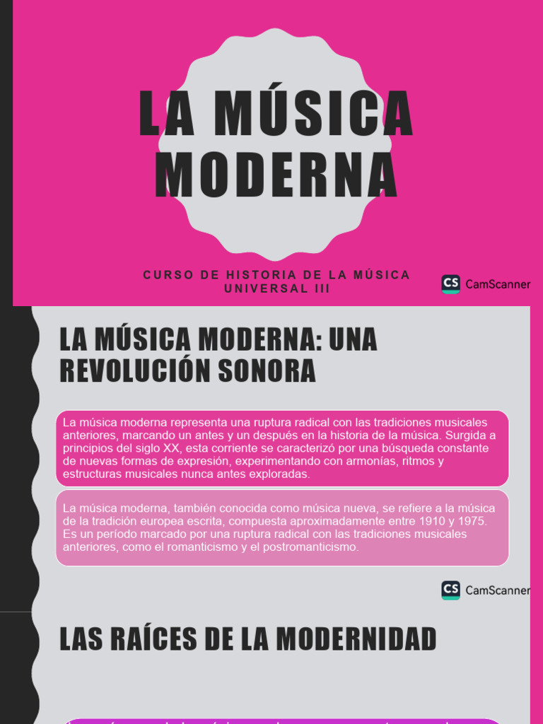 La Música Moderna | PDF