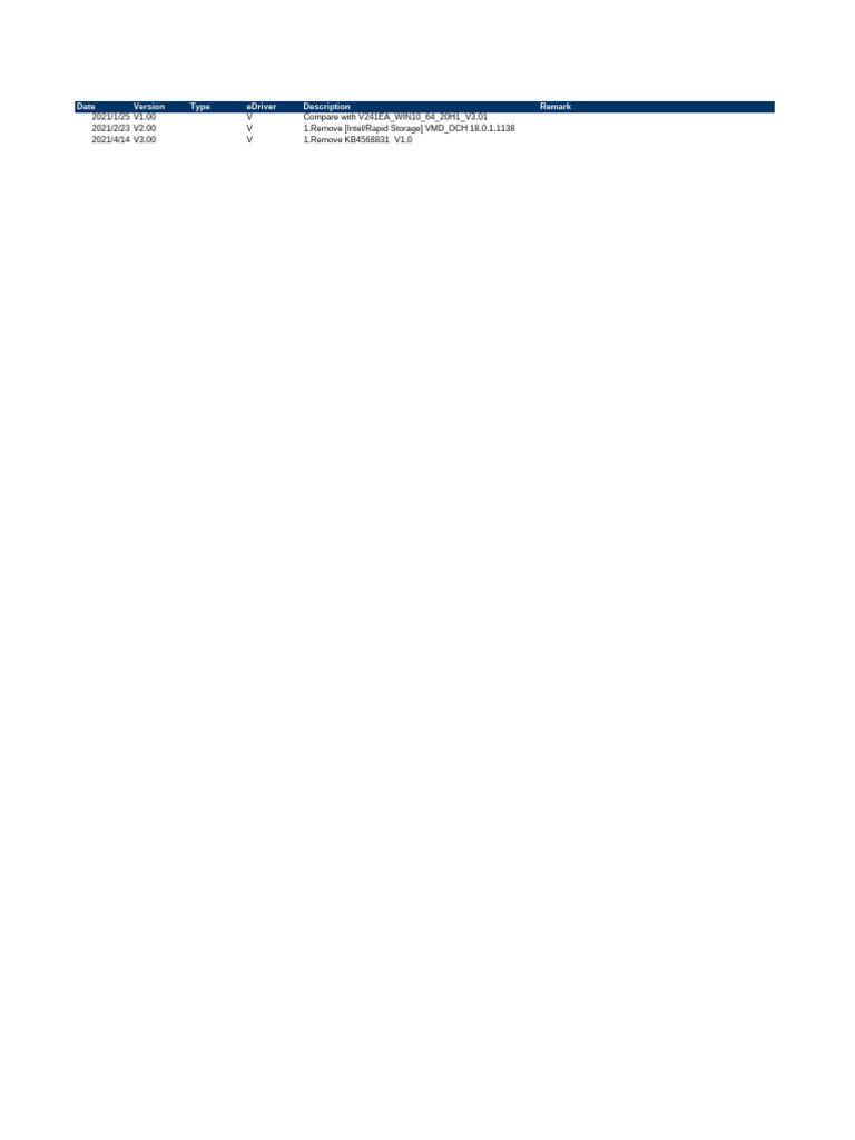 ReleaseNote FileList of V241EA 2009 X64 V3.00 | PDF