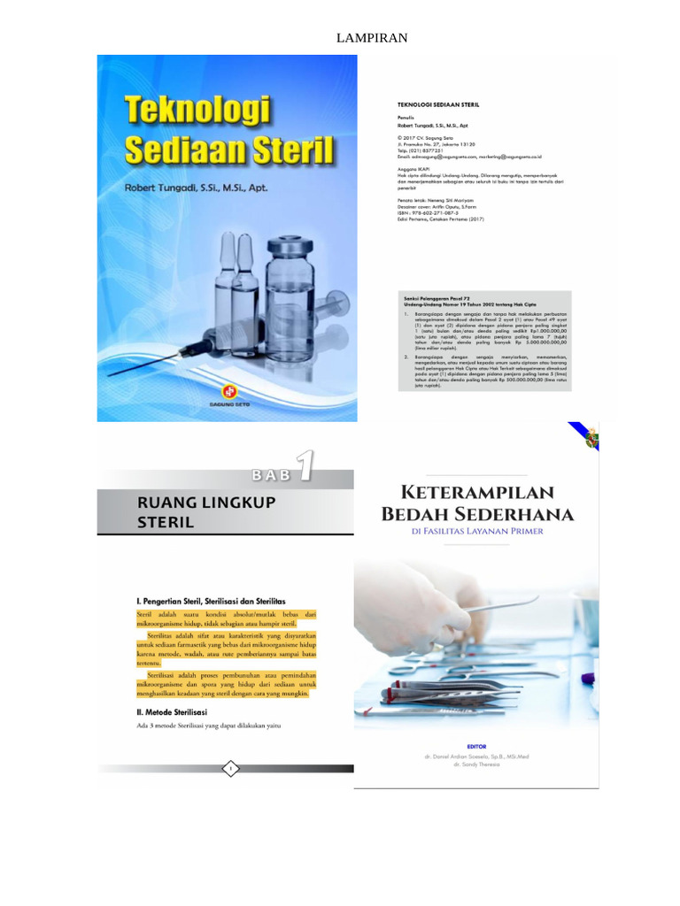 Lampiran Prak 2 LBM 1 Fts Steril Resmi | PDF