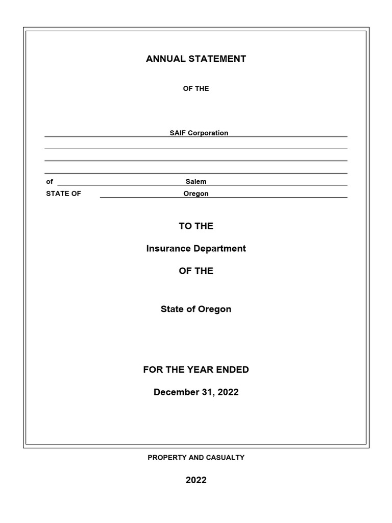 YE 2022 Financial Statements - Public | PDF