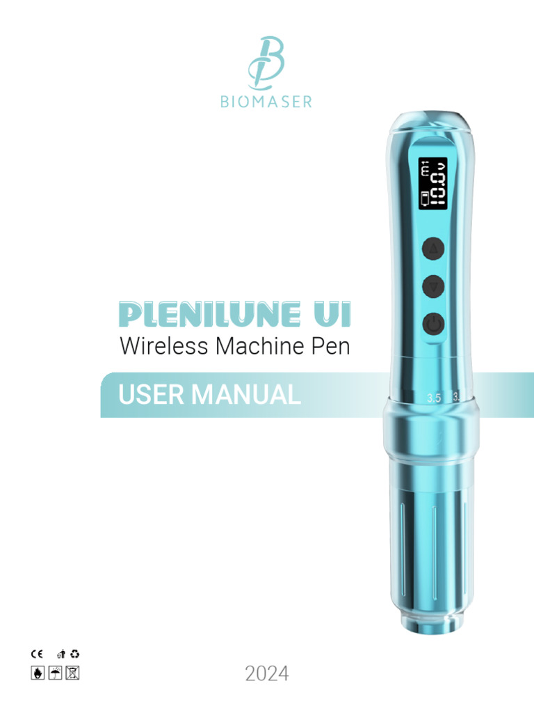 Biomaser Plenilune U1 Manual 2024 ENG | PDF