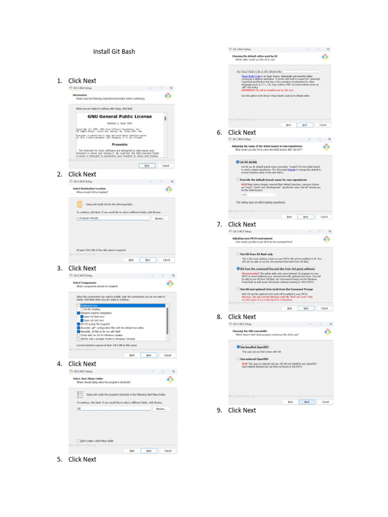 Install Git Bash | PDF