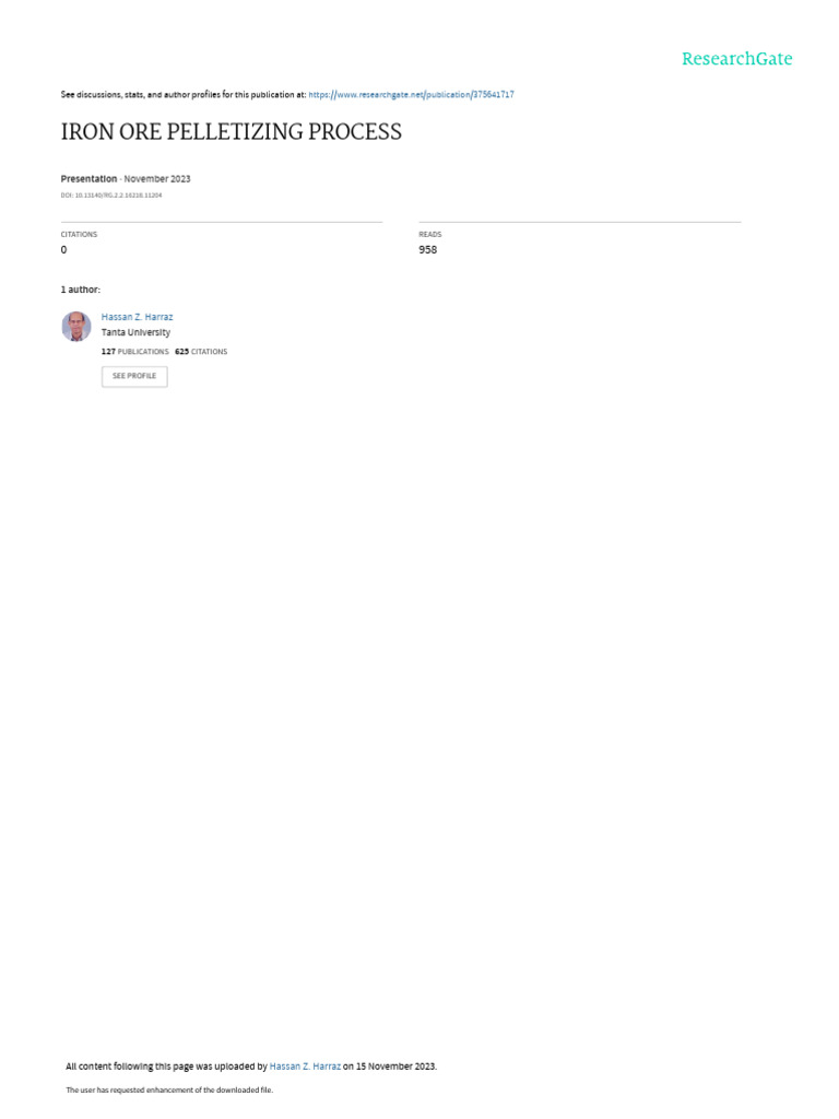 Pelletizing Process | PDF