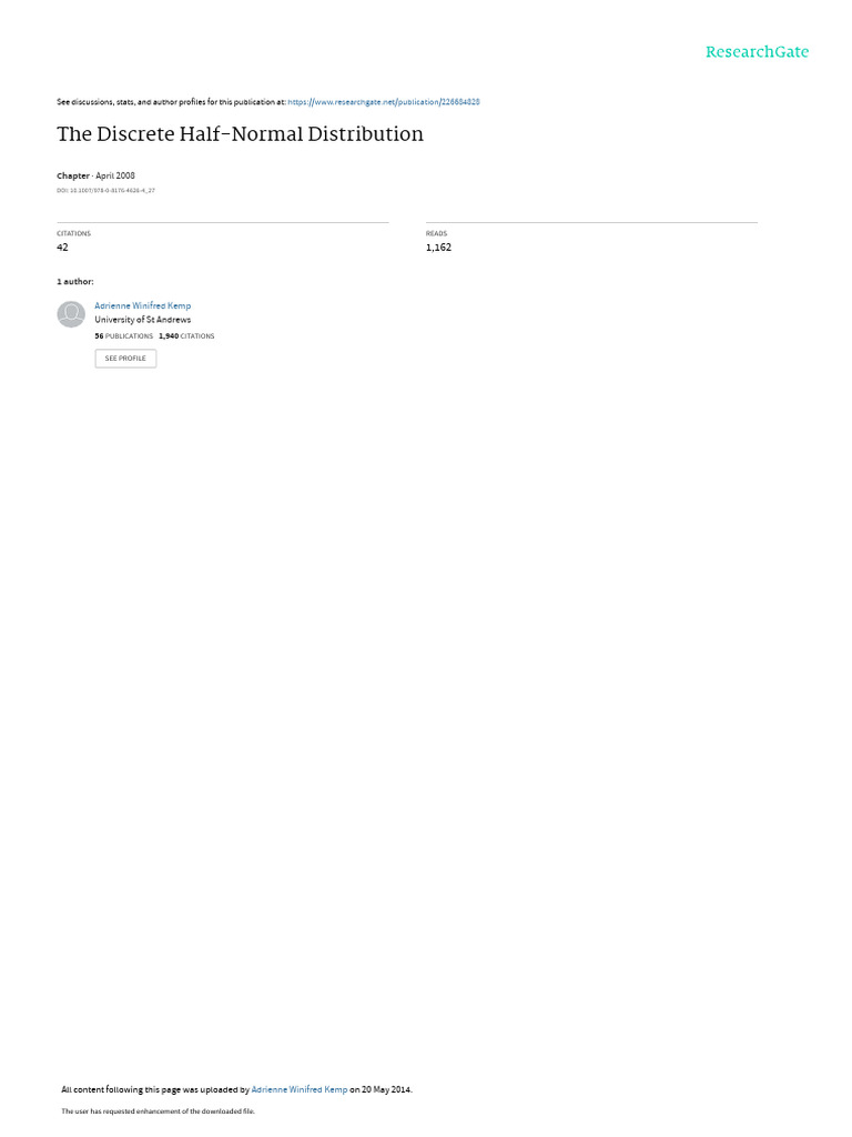 The_Discrete_Half-Normal_Distribution | PDF