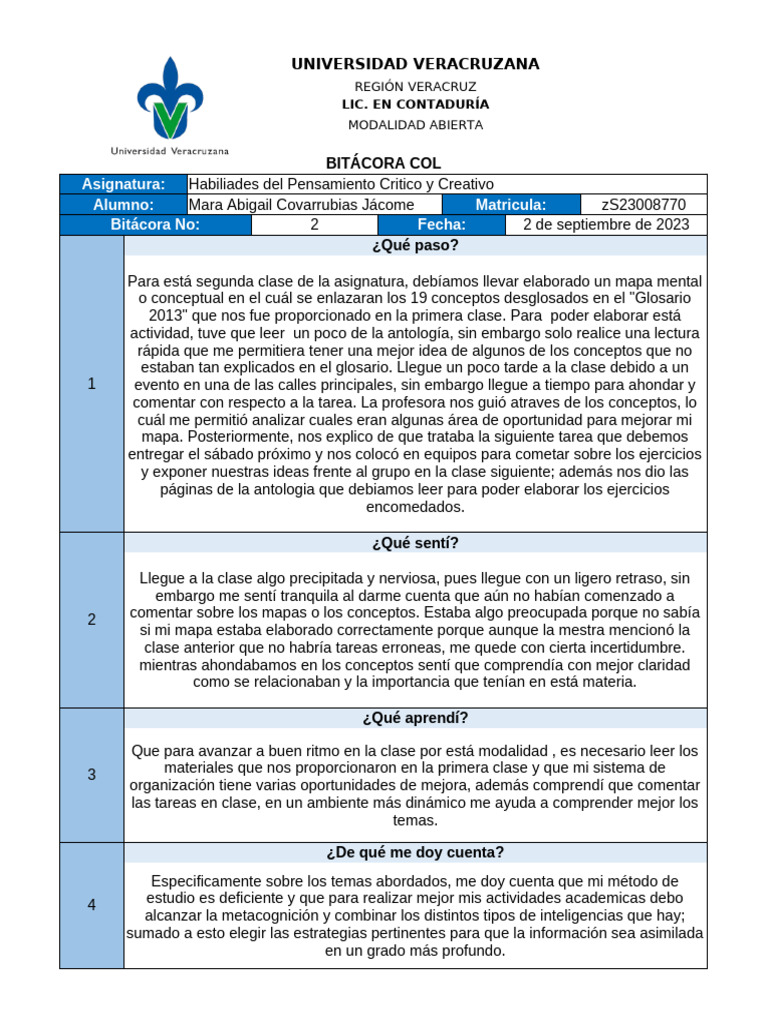 Bitacora Col 08092023 | PDF