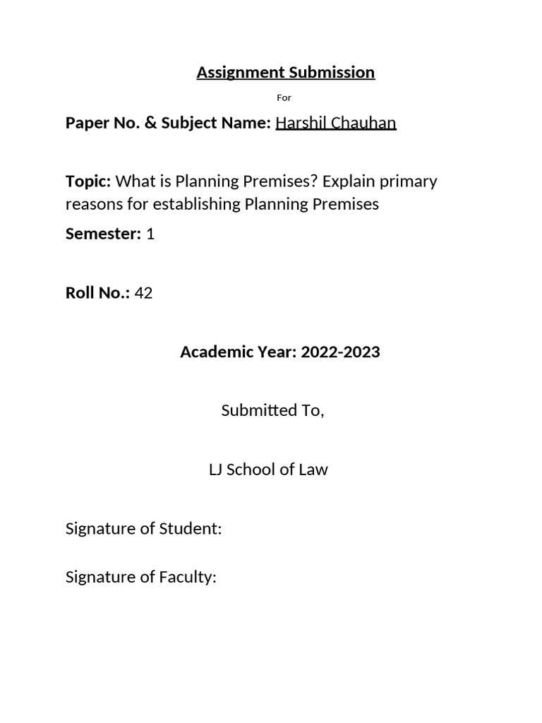 Principles of Management Assignment | PDF