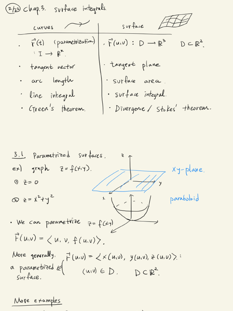 Surface Integrals | PDF