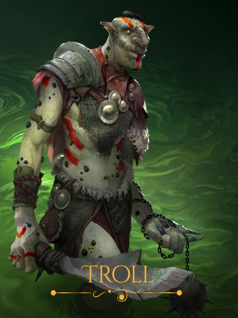 Troll Variants and Regeneration Mechanics | PDF | Regeneration (Biology)