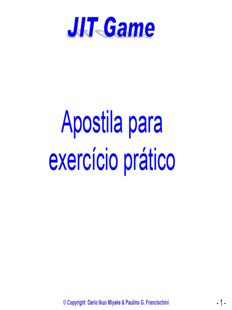 Apostila Jit Game | PDF