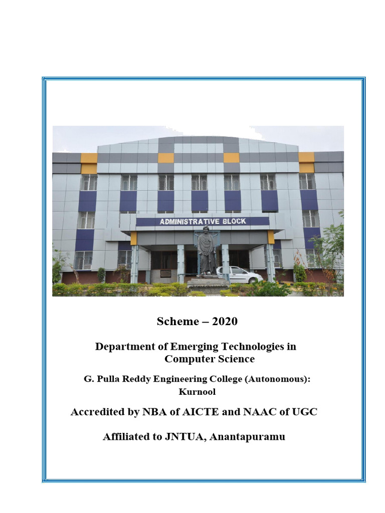 S 20 CSE (AI&ML) Syllabus | PDF