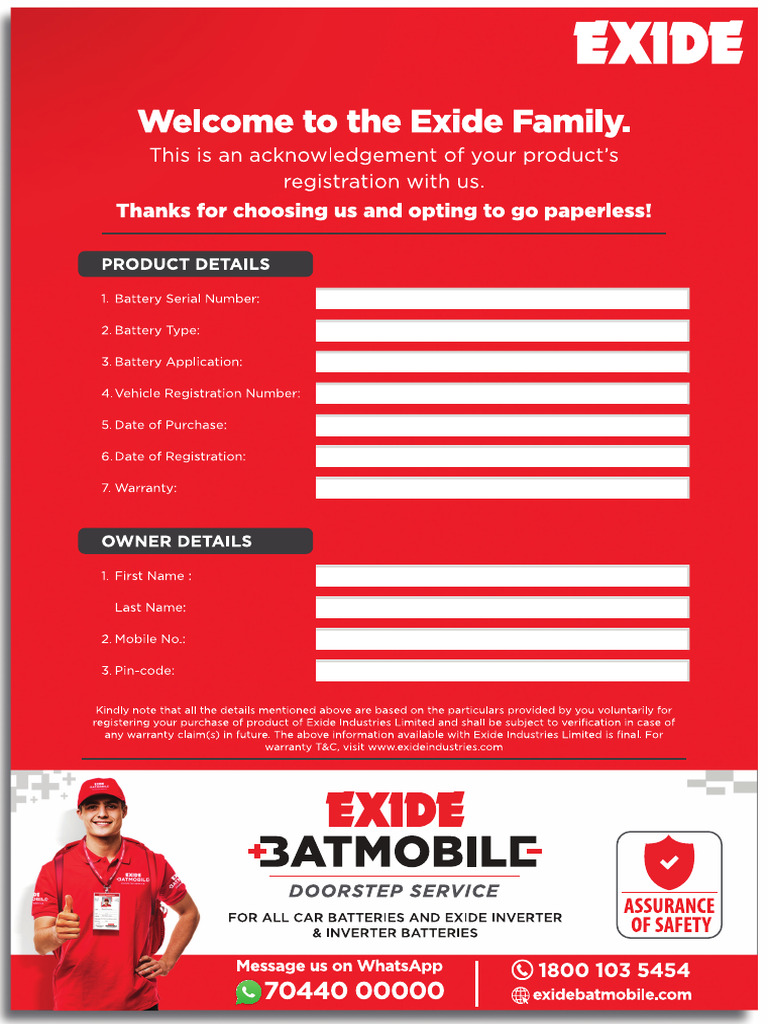 Exide Battery 15062023 | PDF