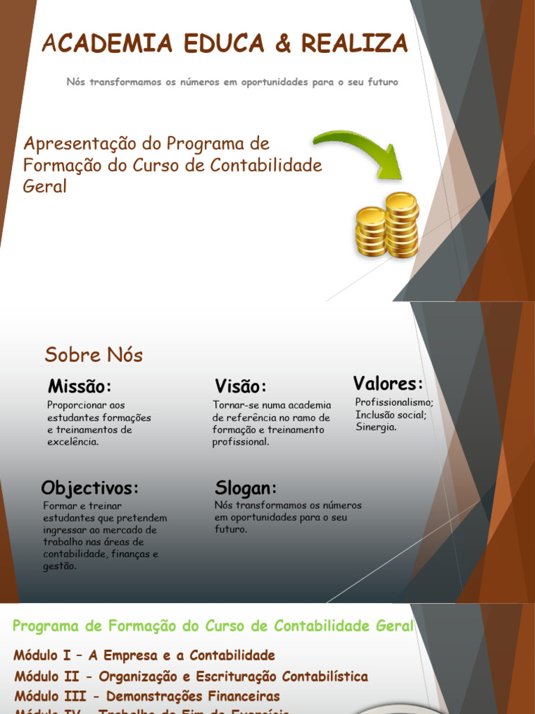 Academia Educa & Realiza - Programa de Formação Do Curso de ...