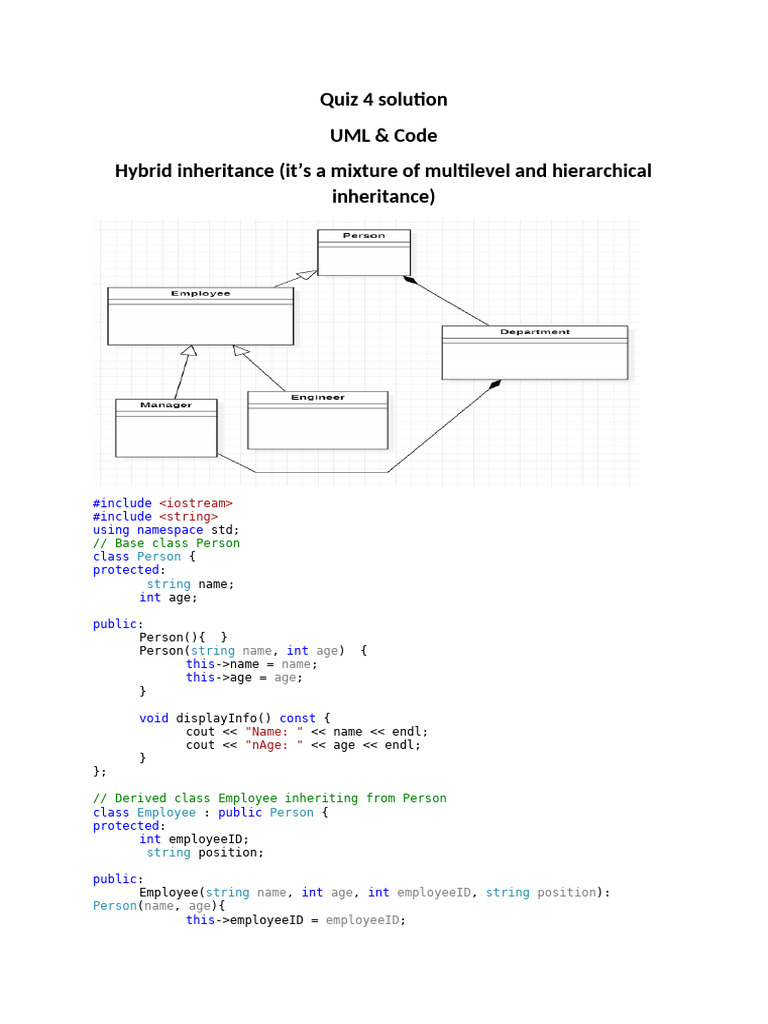 Quiz 4 Solution Pdf Namespace Software Development 