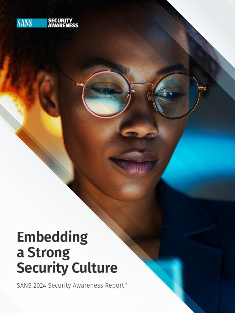 SANS Security Awareness Report 2024 v2 | PDF | Security | Computer Security