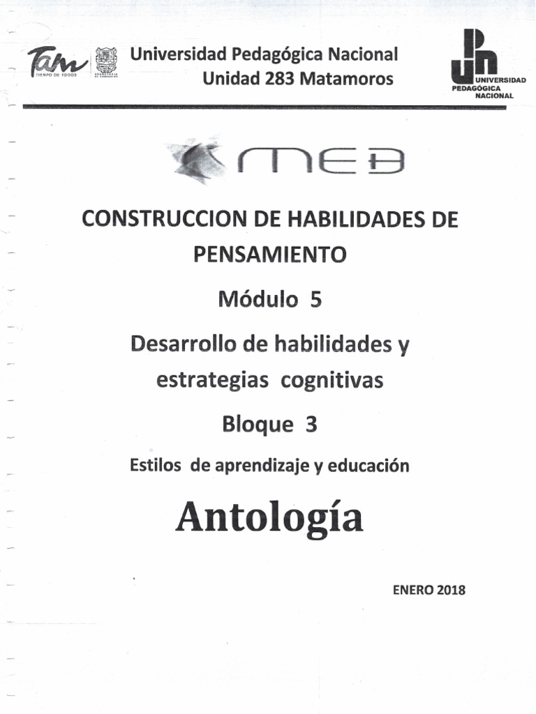 Modulo 5 Bloque 3 Parte 1 | PDF