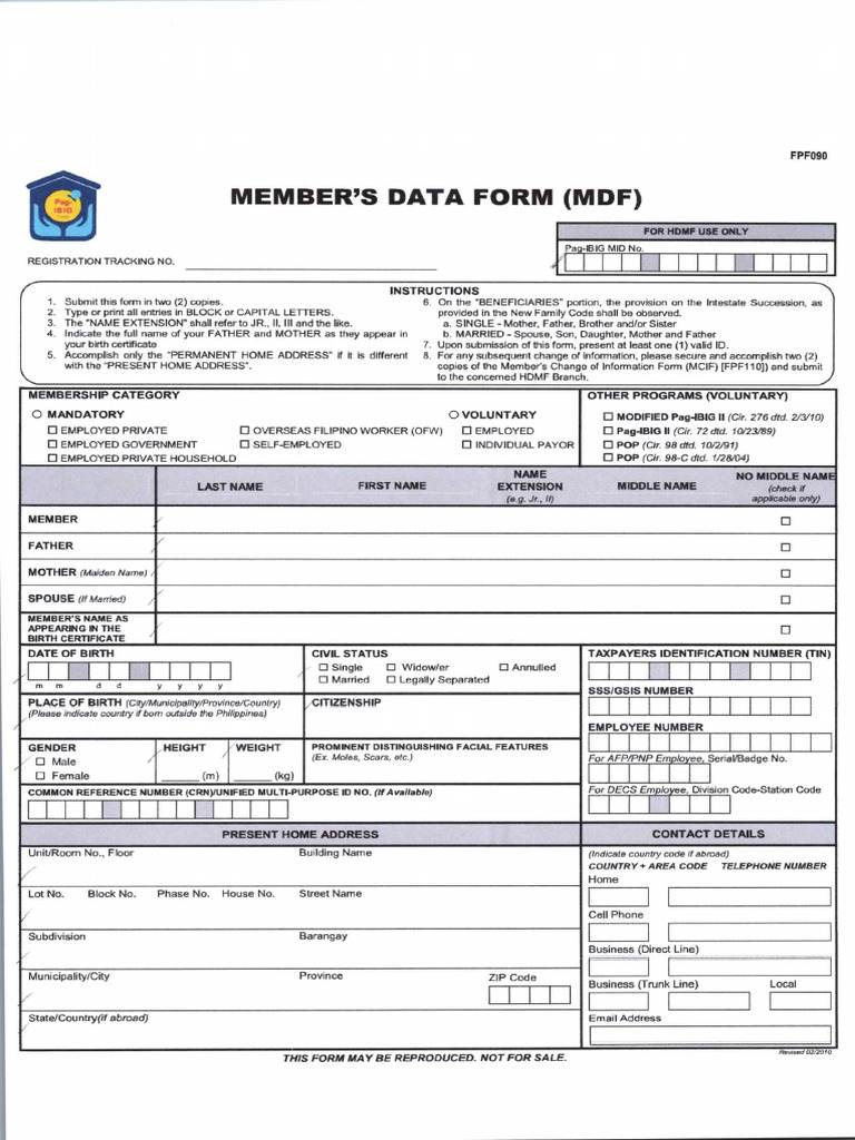 M1B Forms - Updated | PDF