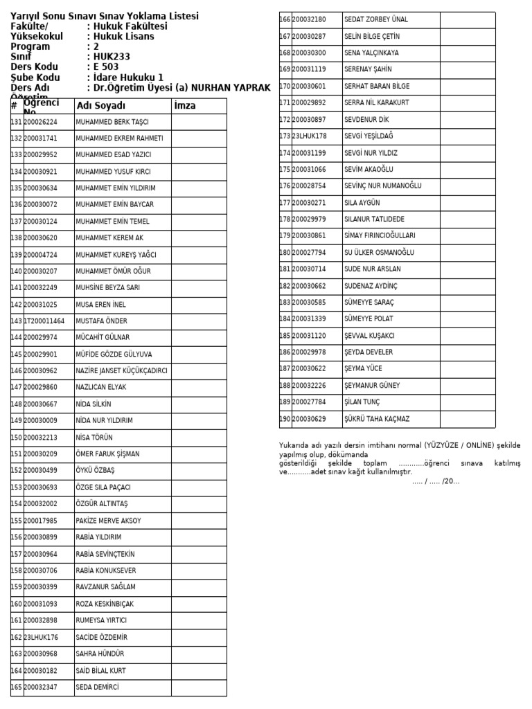 Ä°dare Hukuku I FÄ°nal E 503 | PDF