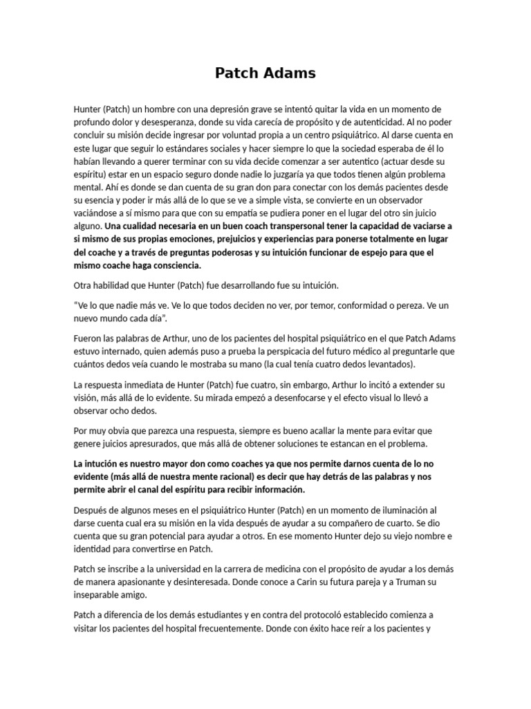 Patch Adams | PDF