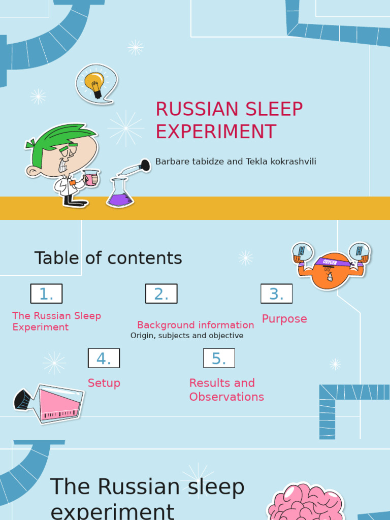 Russian Sleep Experiment | PDF | Experiment | Science & Mathematics