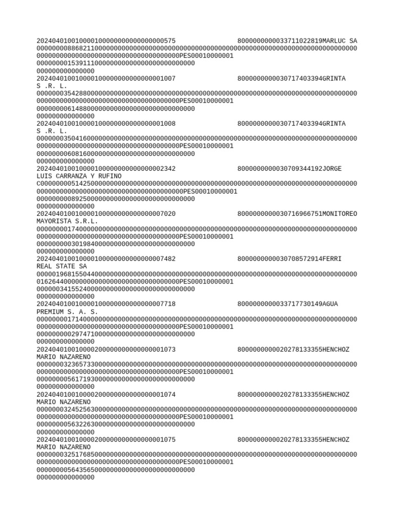 Libro Iva Digital Compras Cbta 20244 | PDF