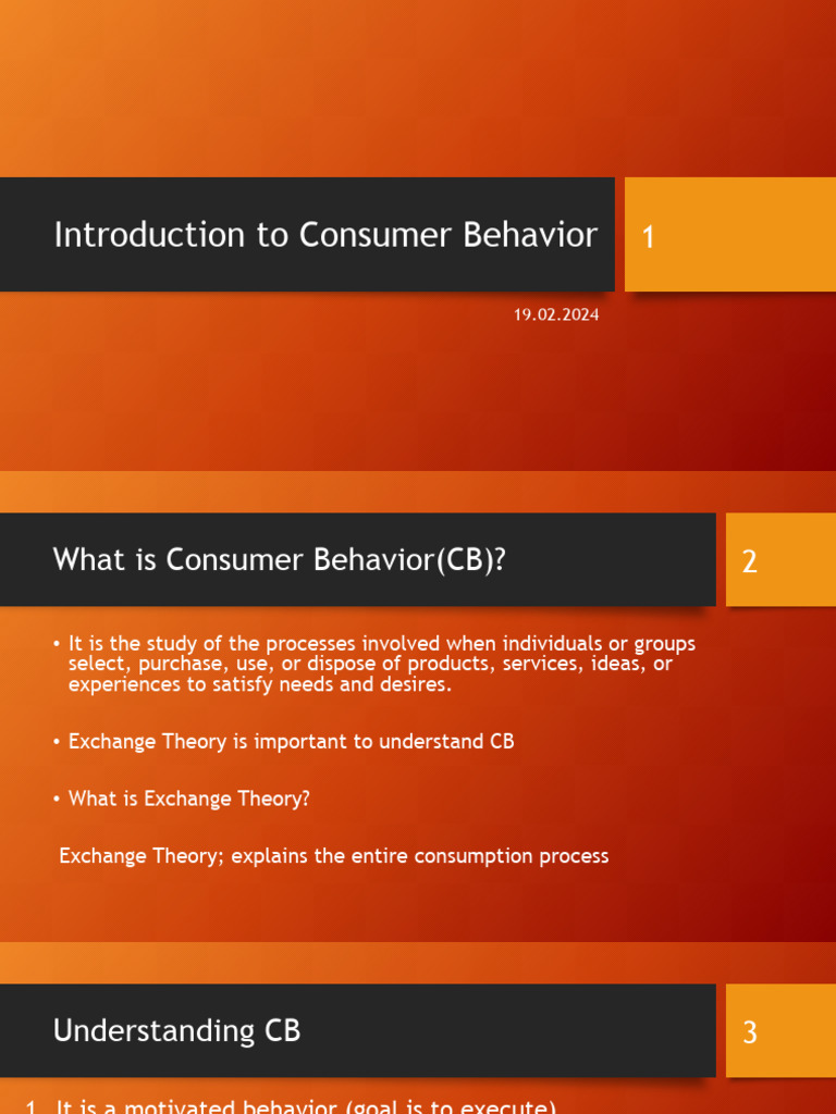 C2. Introduction Consumer Behavior | PDF
