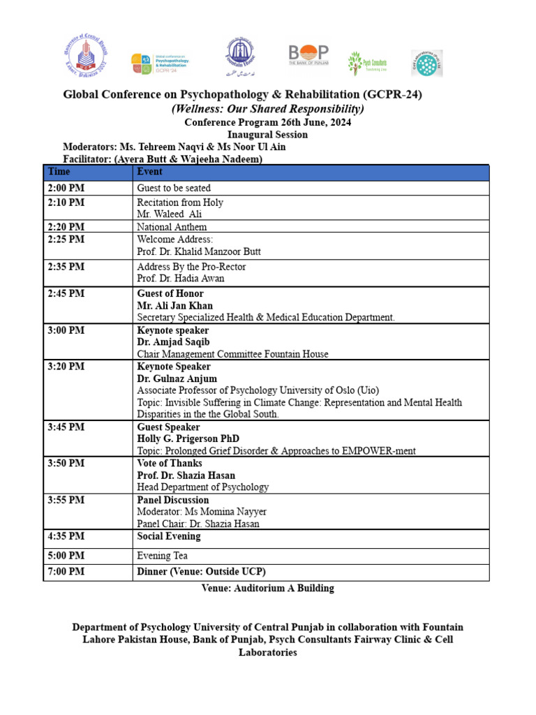 Conference Program 26 & 27 June 2024 | PDF