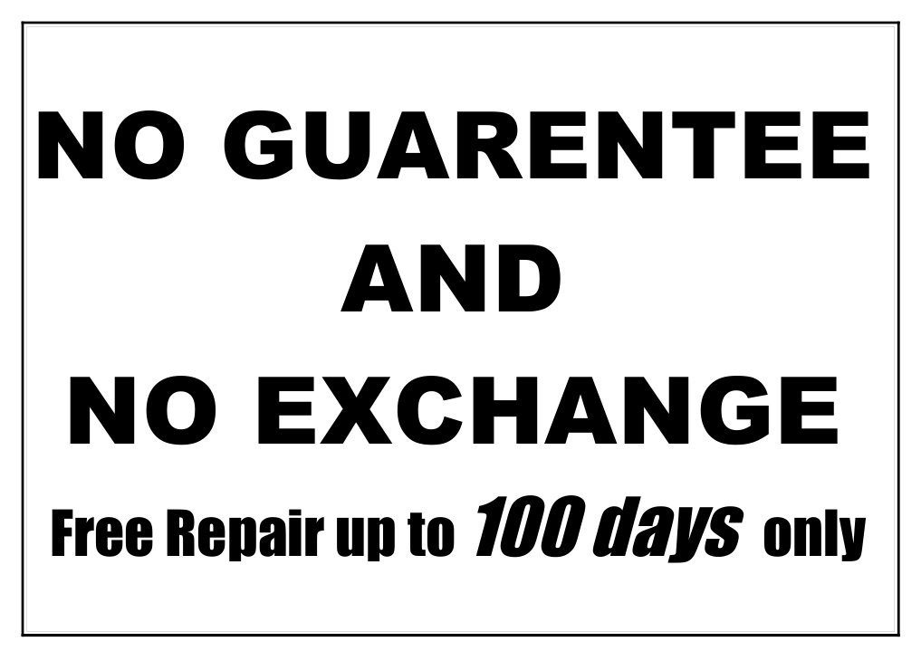 No Guarentee | PDF