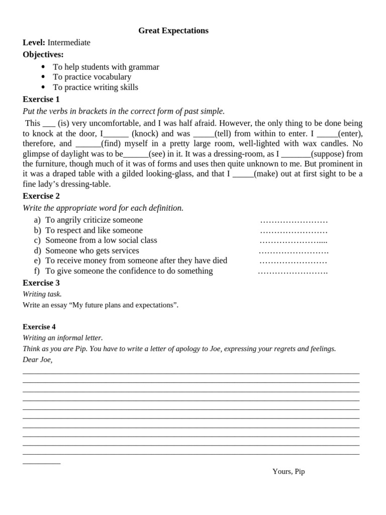 Great Expectations | PDF