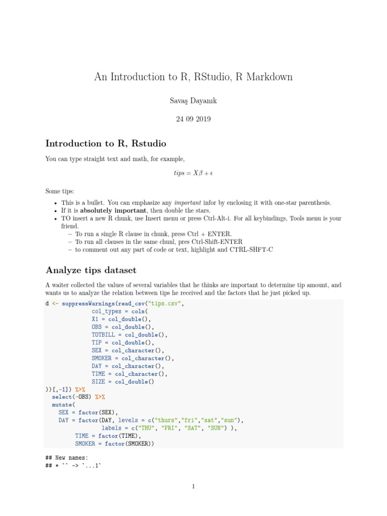 R examples | PDF
