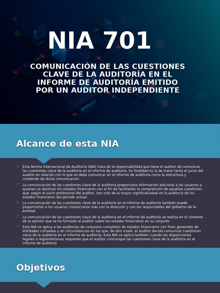 Nia 701 | PDF