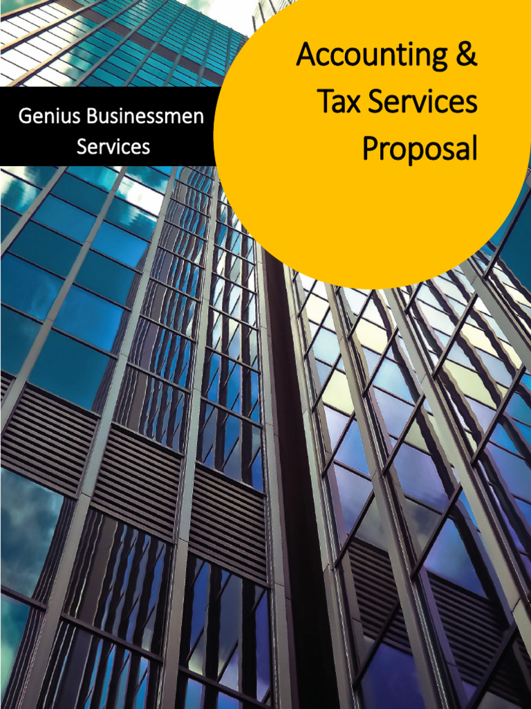 Accounting & Tax Services Proposal | PDF | Value Added Tax | Audit