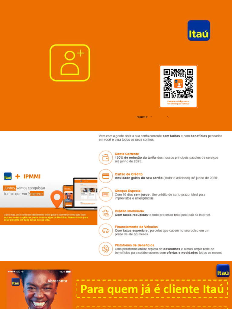 3 Quem Já é Cliente Itaú - Procedimento No Aplicativo Do Celular - PIO .. | PDF