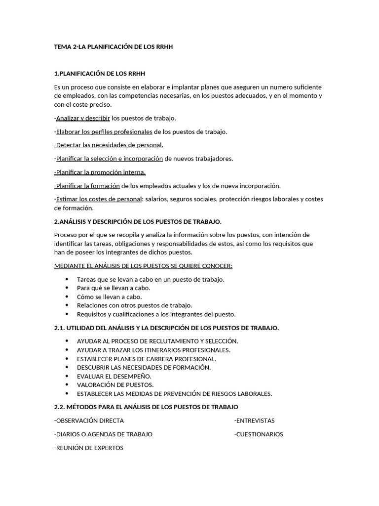 Tema 2 Resumen | PDF