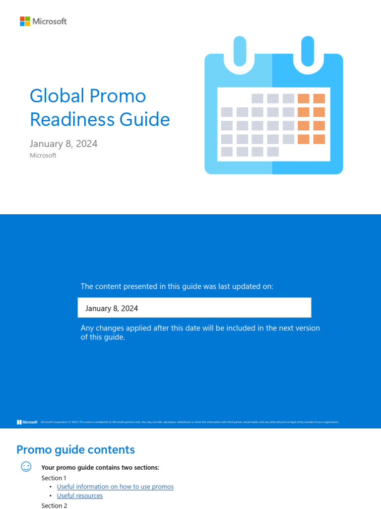 9-1-24 - Global Promo Readiness Guide | PDF