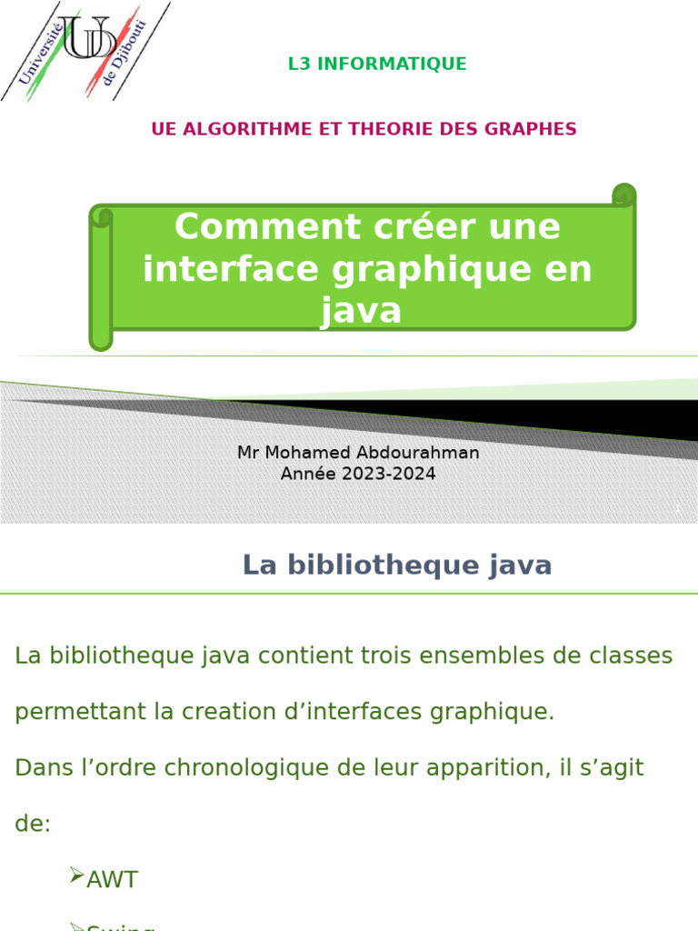 java et graphe1 | PDF