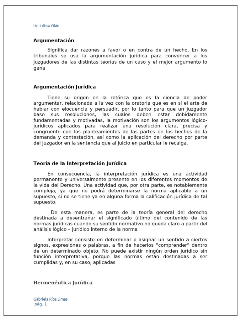 Argumentación | PDF