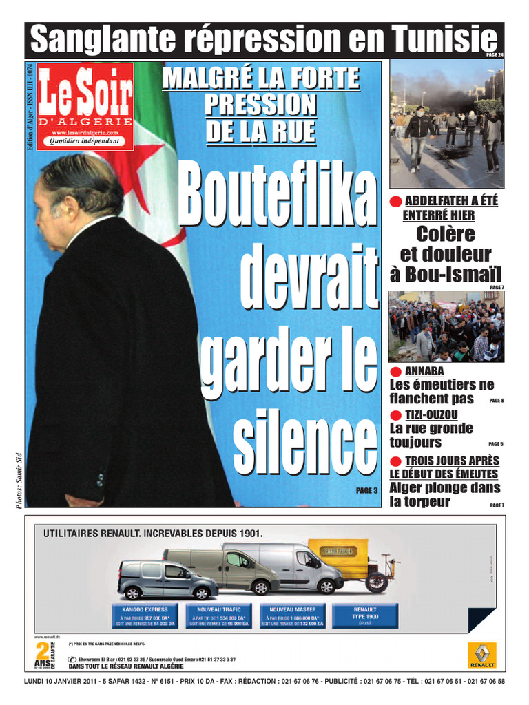 Malgré La Forte Pression de La Rue | PDF