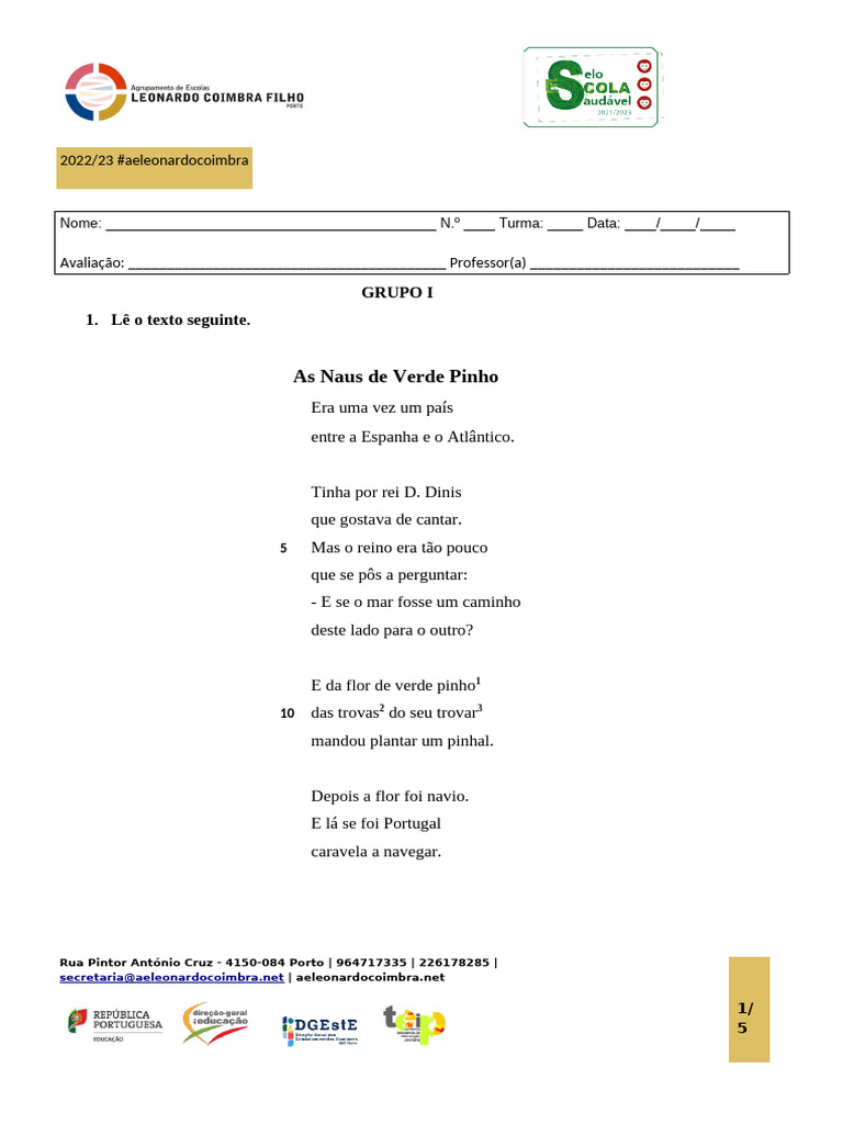 Teste Naus | PDF