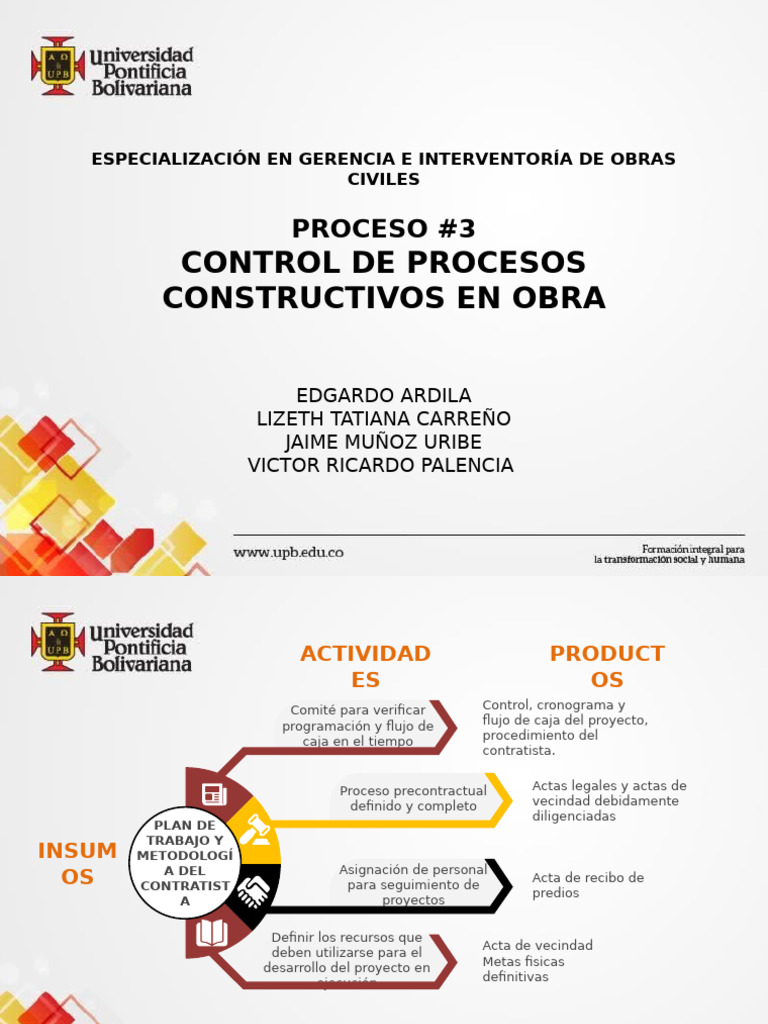 Control de Procesos Constructivos en Obra | PDF