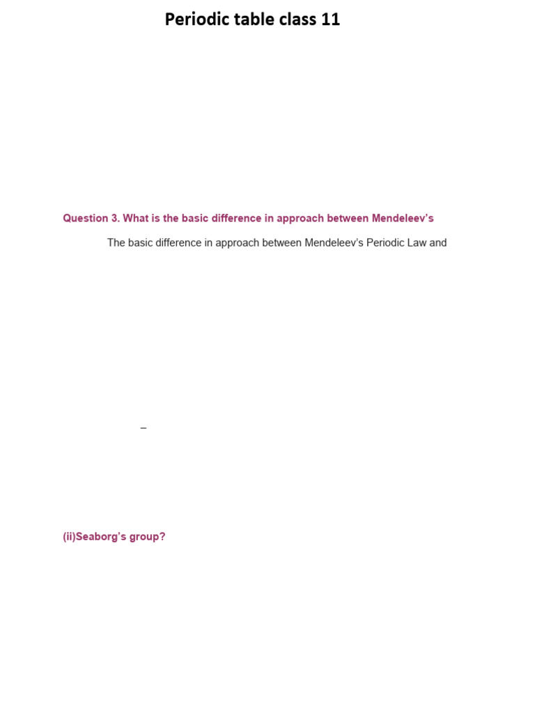 Periodic Table 11 | PDF