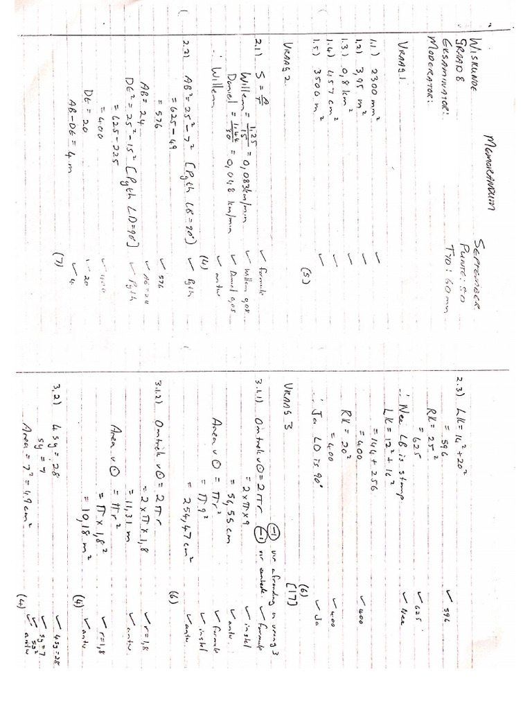 GR 8 Sep Test Memo | PDF