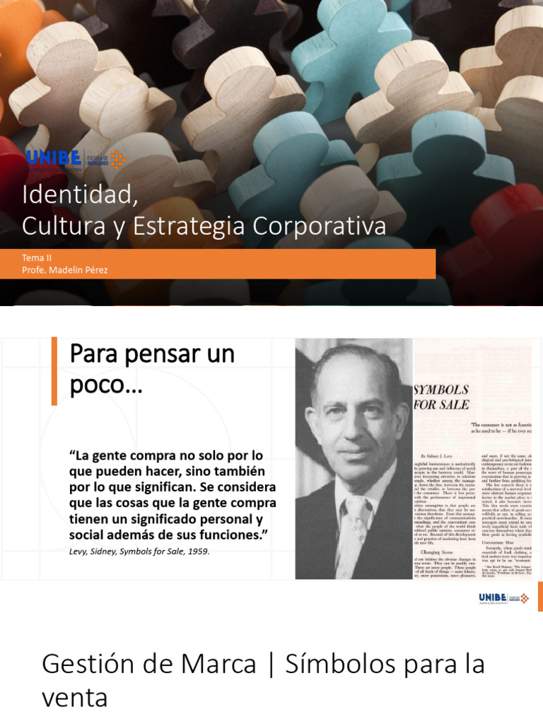 TEMA 2 Identidad, Cultura y Estrategia Corporativa - Sem3 | PDF