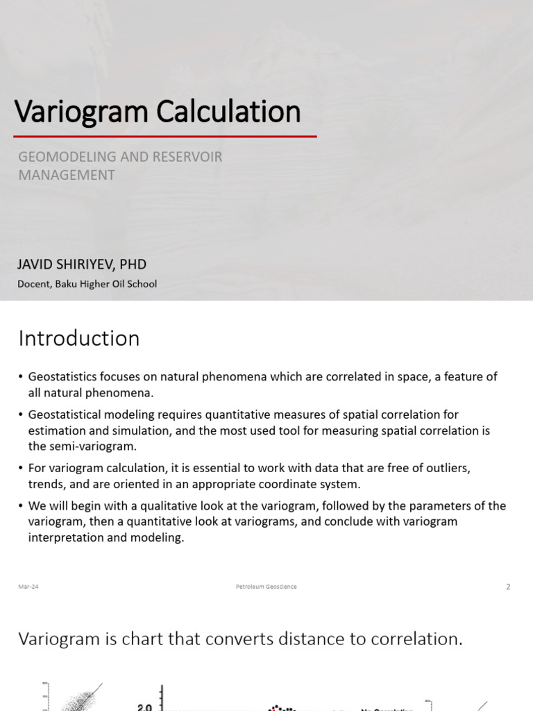 06 Variogram Calculations | PDF | Errors And Residuals | Statistical ...