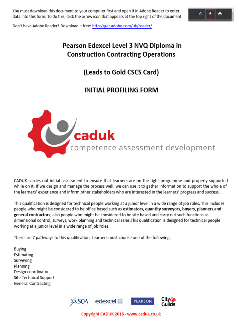 CCO3 Profile Tool | PDF